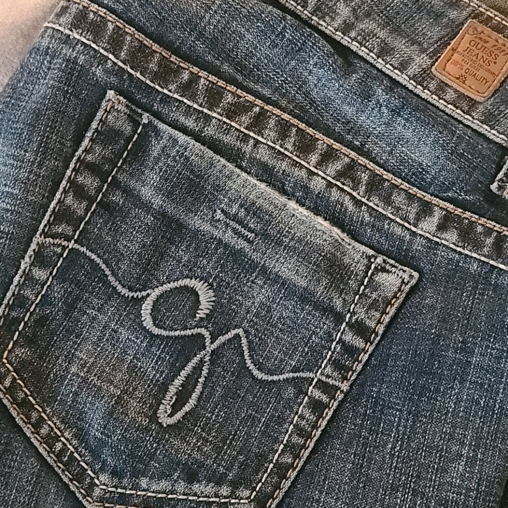 Guess Daredevil Flare Jeans In Rocker Wash. - Gem